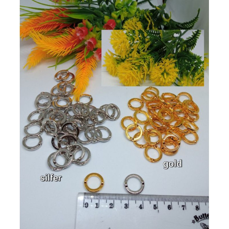 Jual Ring Pandora Cincin 8 mm Gold Ring Imitasi Ring pandora Pipih 8mm ...