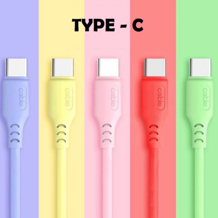 Jual KABEL DATA HP ANDROID TYPE C 2A 100cm | Shopee Indonesia