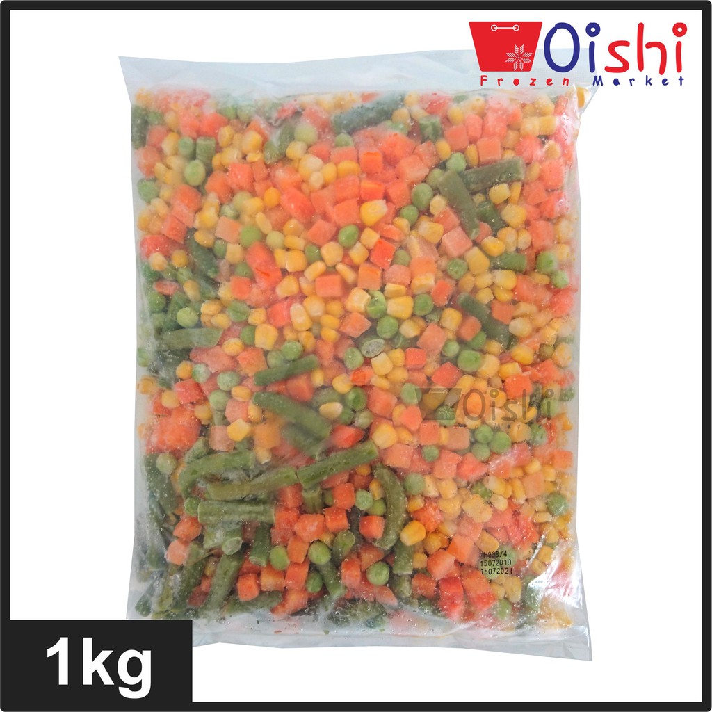 Jual Mix Vegetable | Mixed Vegetable 4 Ways (Kualitas Premium) Sayuran Campur 1kg | Shopee Indonesia