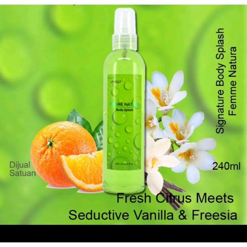 Jual BODY SPLASH FEMME NATURAL 240ML | Shopee Indonesia