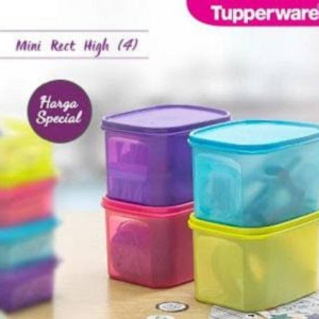 Jual Mini Rectangular High Tupperware | Shopee Indonesia