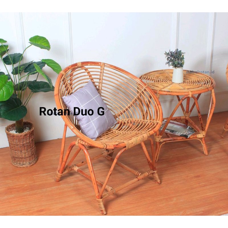 Jual KURSI ROTAN KEONG /KURSI SANTAI/ASLI ROTAN/KURSI TERAS/KURSI KEONG ...