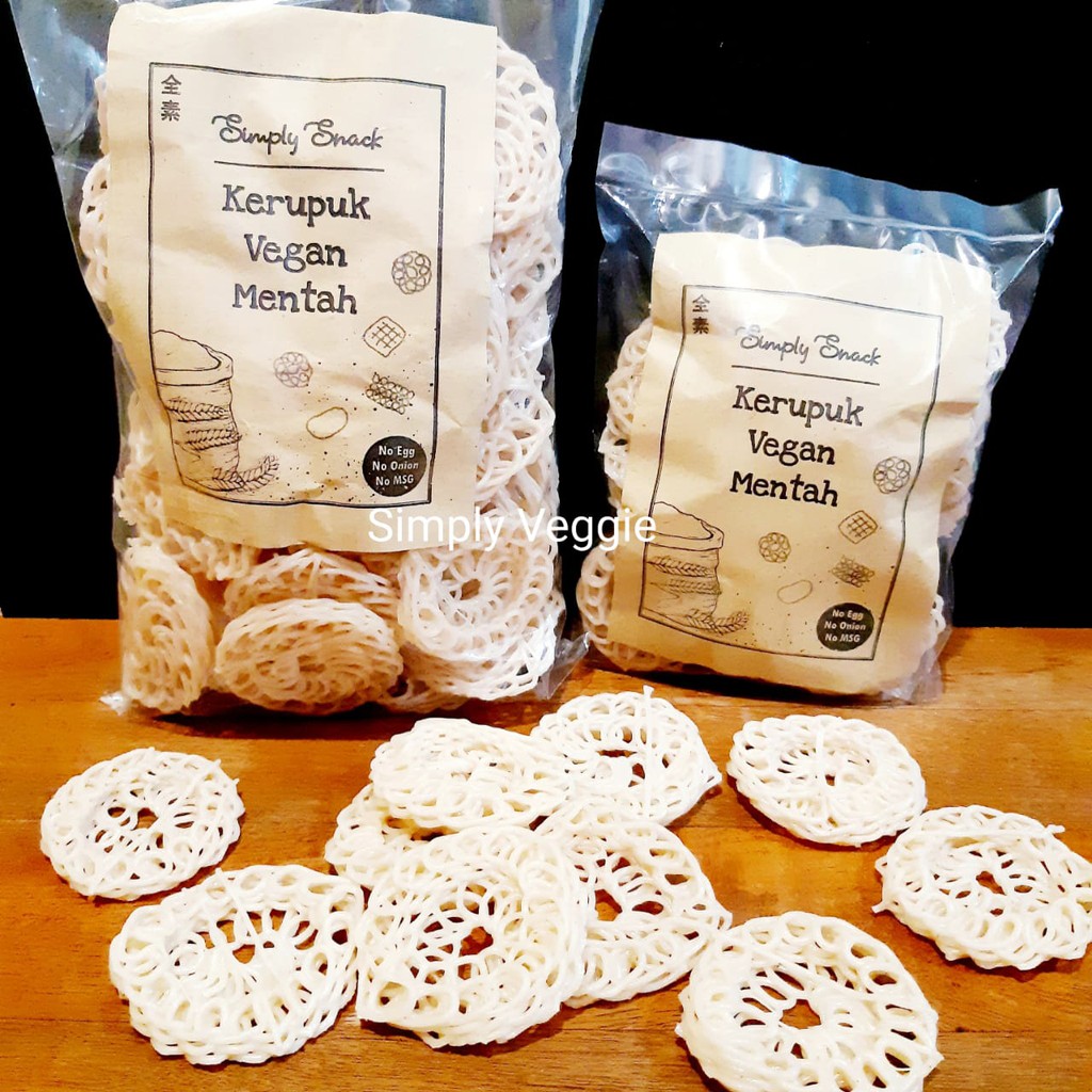 Jual Kerupuk Vegetarian Keriting Jumbo 500g / Krupuk Vegetarian ...
