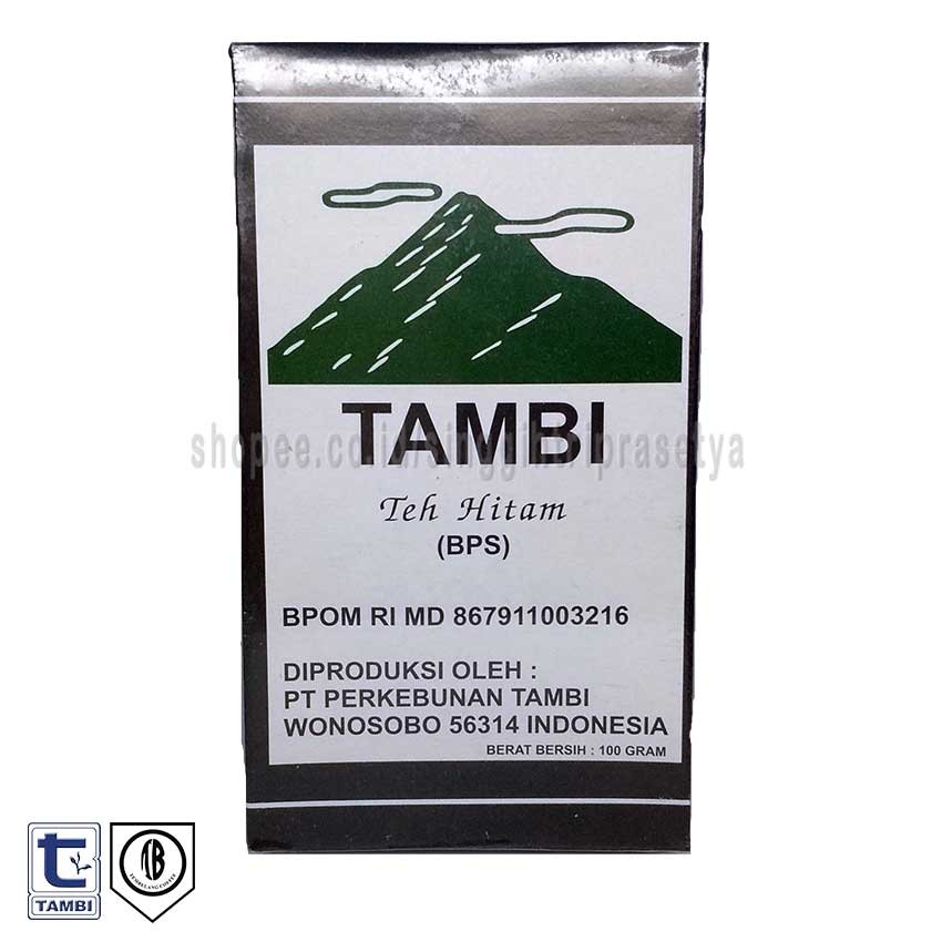 Jual Teh Hitam Teh Tambi BPS / Black Tea Cap Gunung 100 g | Shopee ...