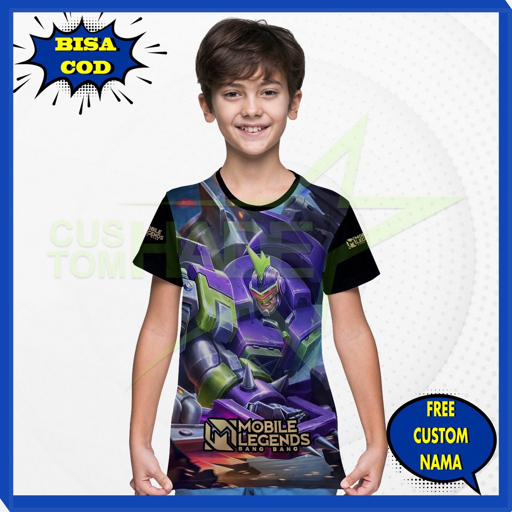 Jual BAJU KAOS MOBILE LEGENDS JOHNSON DEATH RIDE FULL PRINTING | Shopee ...