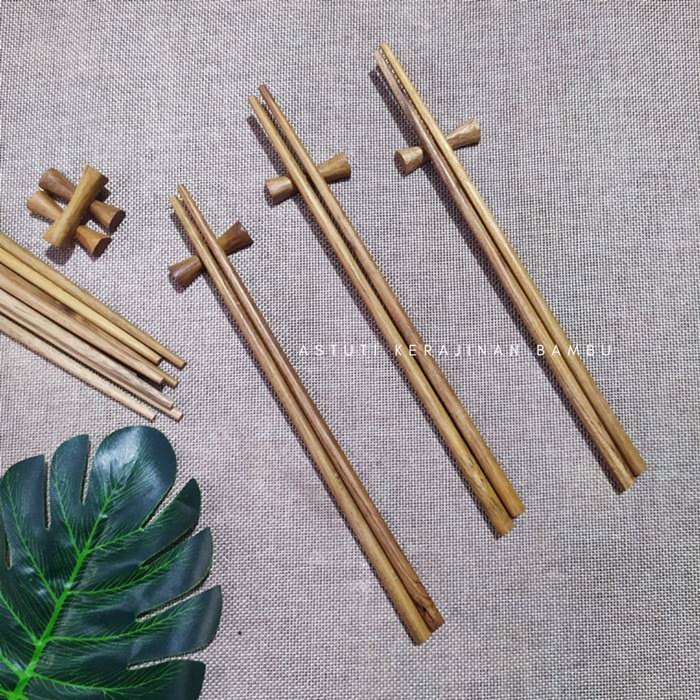 Jual Sumpit Kayu Jati Premium 23 cm/Chopstick Kayu/Sumpit Kayu/Wooden ...
