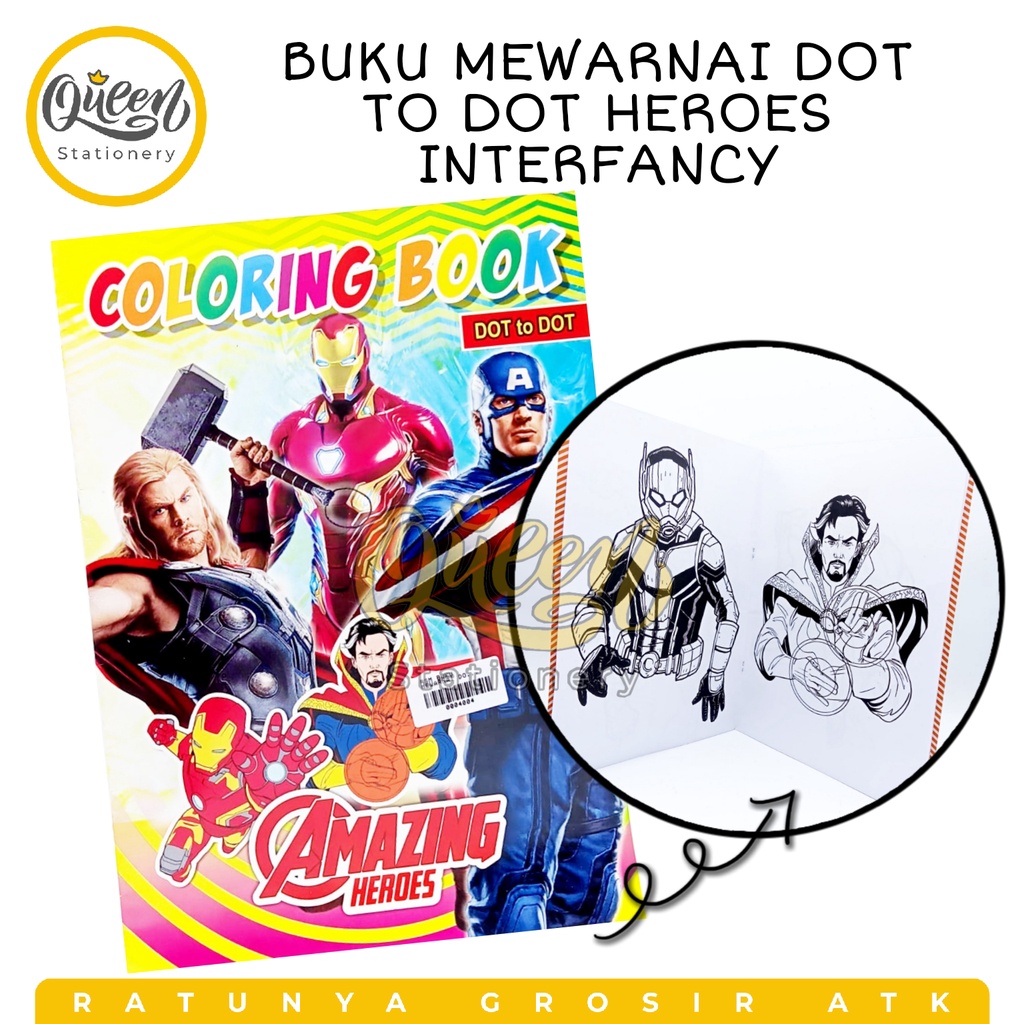 Jual BUKU MEWARNAI DOT TO DOT INTERFANCY / BUKU EDUKASI ANAK / COLORING BOOK | Shopee Indonesia