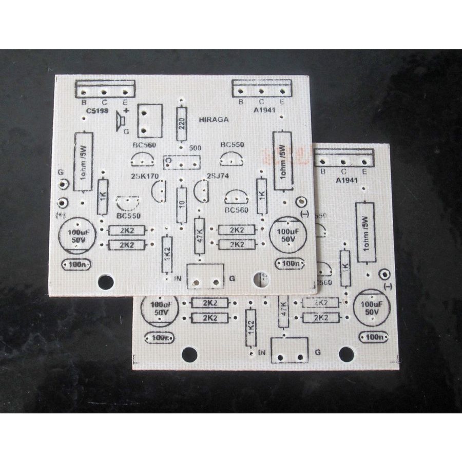 Jual 2 PCB Fiber Putih Class-A PowerAmp Hiraga Le Mostre Klas-A Power ...