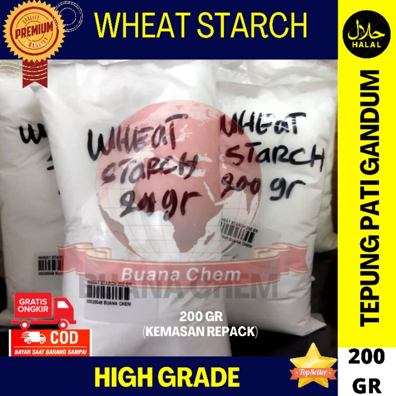 Jual Wheat Starch 200 GR / Tepung Pati Gandum / Tepung Tang Mien ...