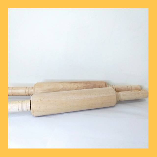 Jual ROLLING PIN KAYU MAHONI (Tengahnya bisa berputar) | Shopee Indonesia