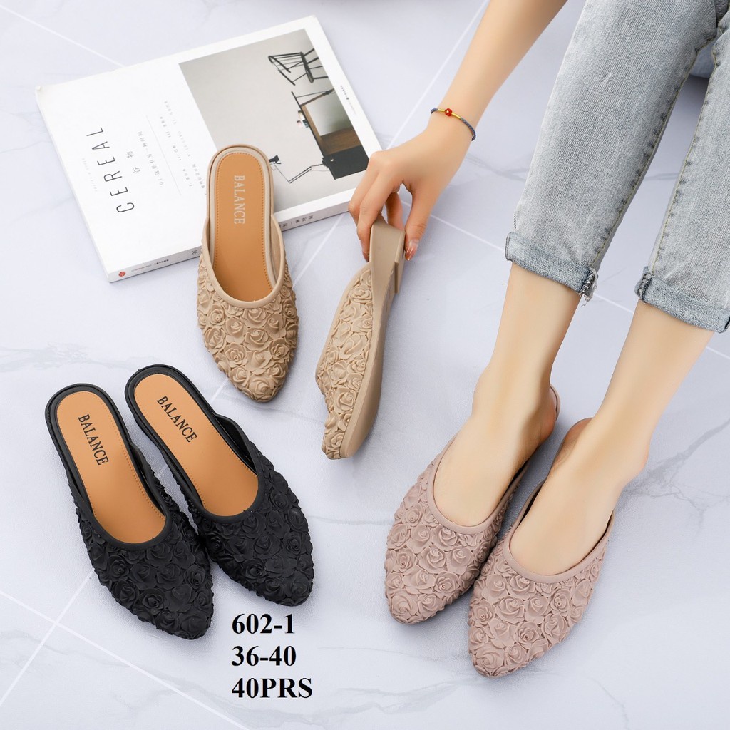 Jual Sandal Wanita Heels Elegan Anti Slip Pengantin Plastik Karet F3W3 ...