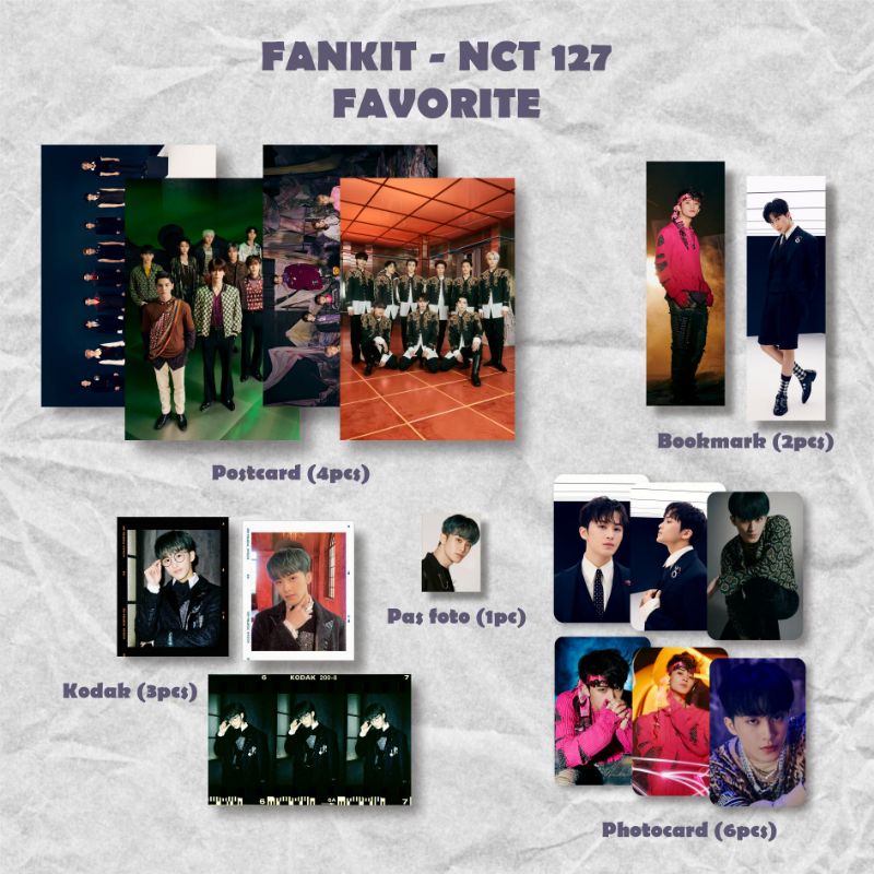 Jual FANKIT NCT 127 FAVORITE (VAMPIRE) | Shopee Indonesia