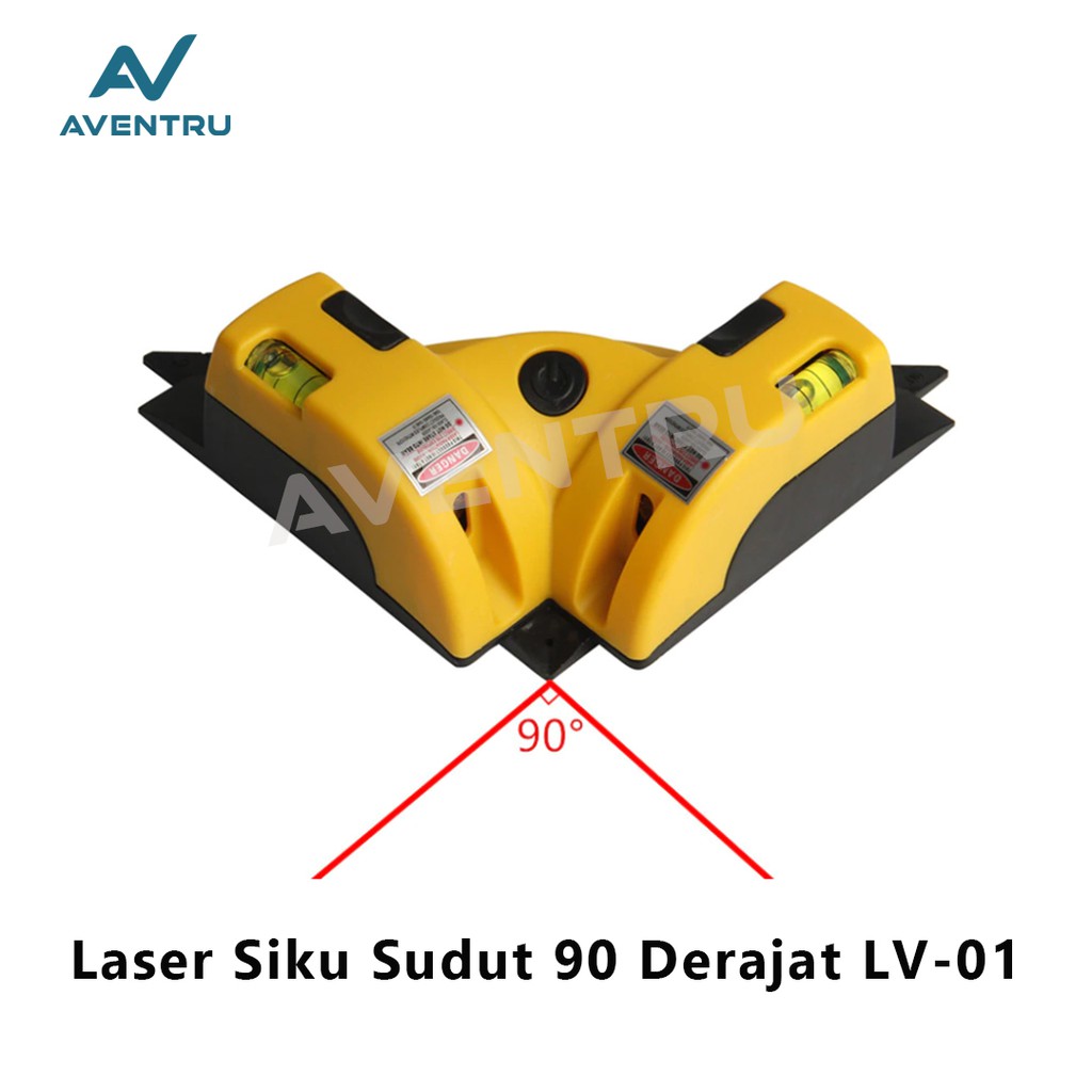 Jual Waterpass/Water pass Laser Siku Sudut Leveling 90 Derajat Laser ...
