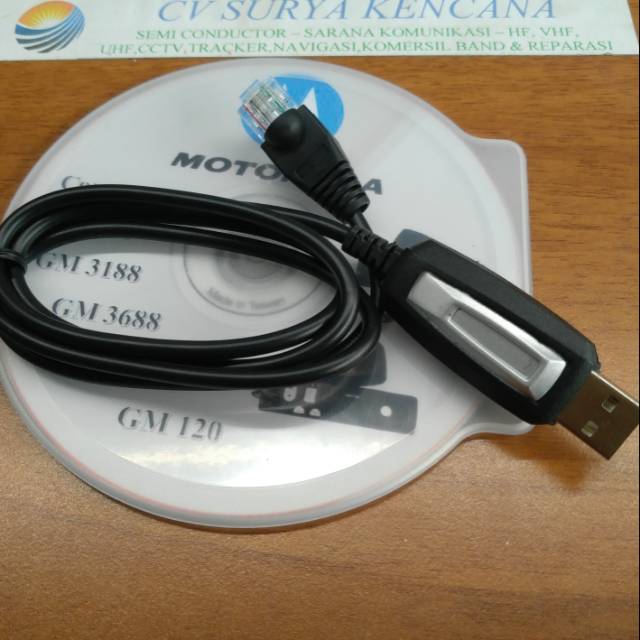 Jual USB KABEL CABLE PROGRAM MOTOROLA GM300 GM3188 GM3688 GM338 GM328 ...