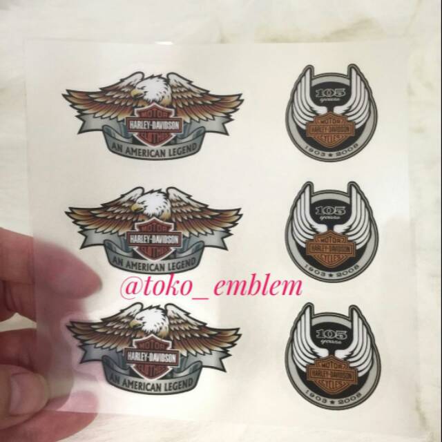Jual Stiker harley davidson eagle an American legend | Shopee Indonesia