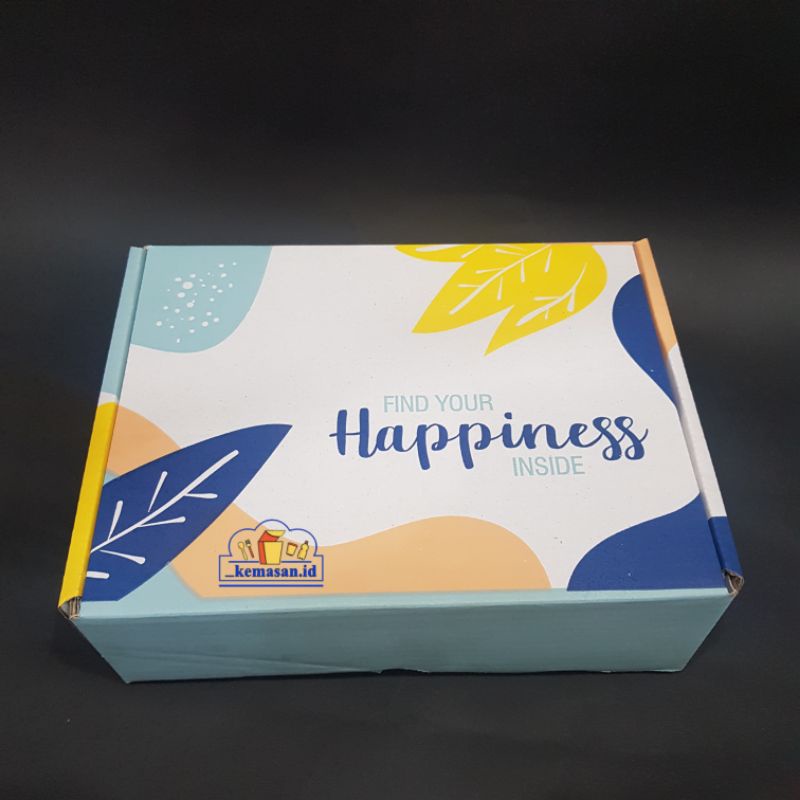 Jual BOX TEBAL HAPPINES 24X19X8 1pcs | Shopee Indonesia