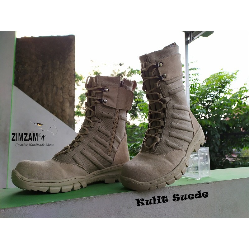 Jual PROMO SEPATU PDL NINJA TITAN GURUN BOOTS SAFETY TNI POLISI MILITER ...