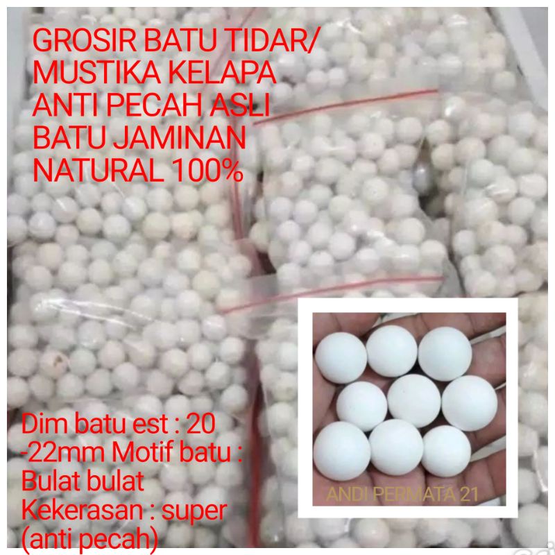 Jual BORONGAN BATU TIDAR/KENTUS KELAPA 100PCS | Shopee Indonesia
