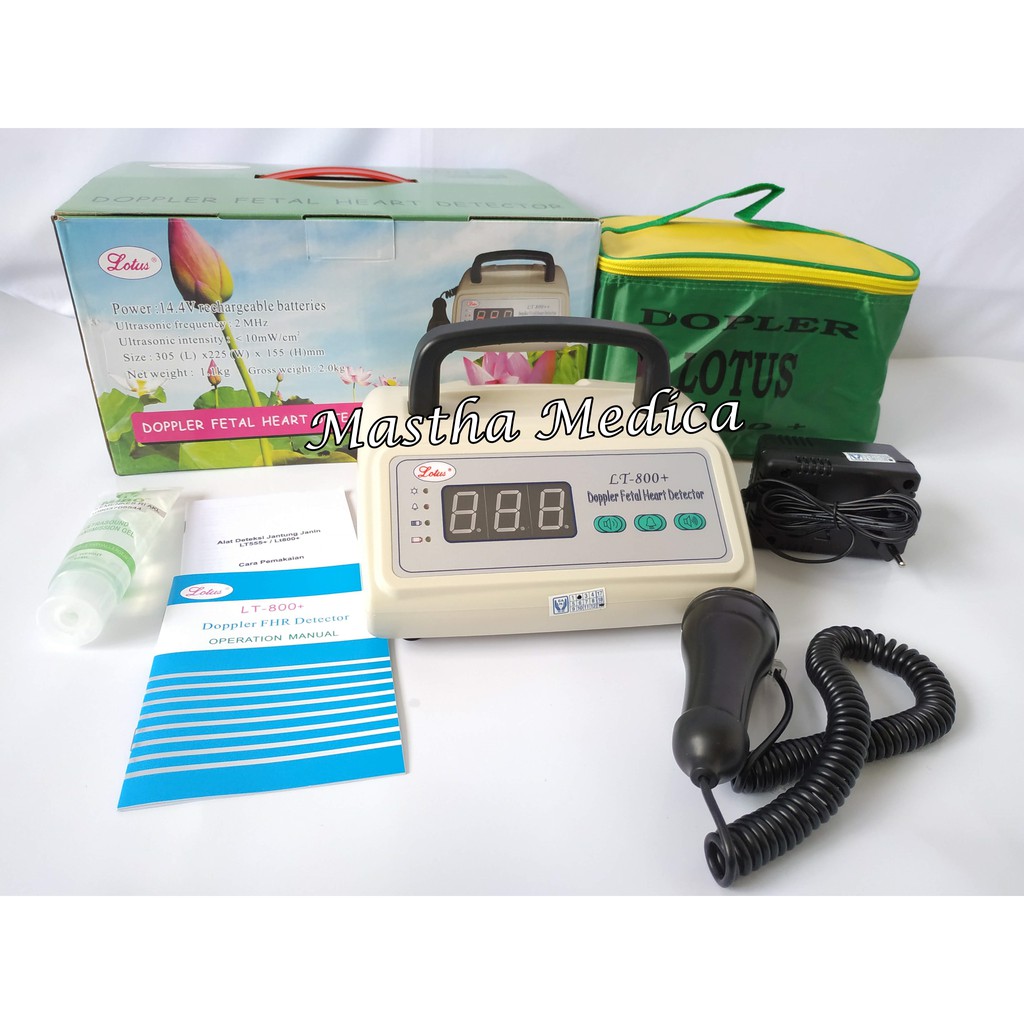Jual Doppler FHR Fetal Heart Rate Detector Dopler Besar LCD Lotus LT ...