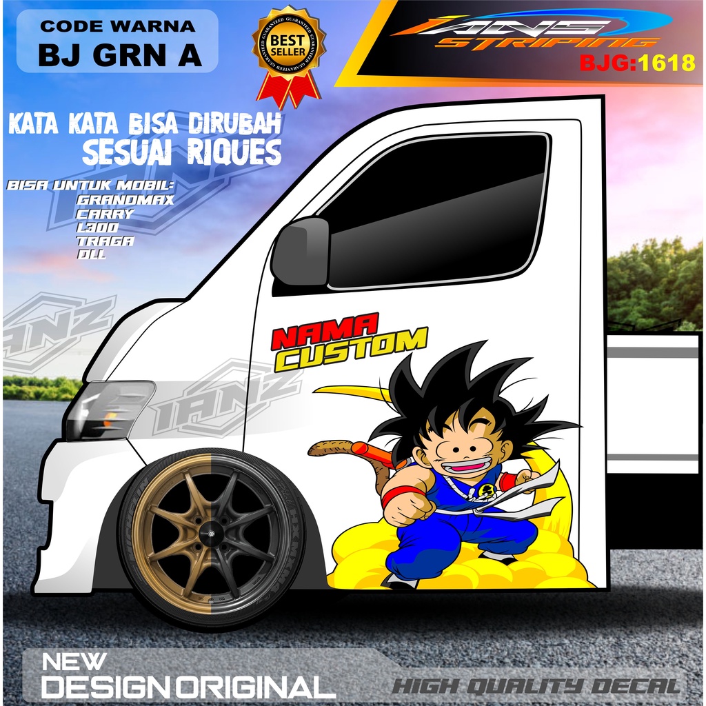 Jual STIKER VARIASI PINTU CARRY / DECAL PINTU TRAGA GRANMAX / STIKER ...
