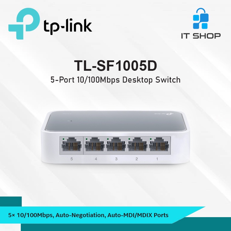 Jual TP-Link TPLINK TL-SF1005D 5-Port 10/100Mbps Desktop Switch ...