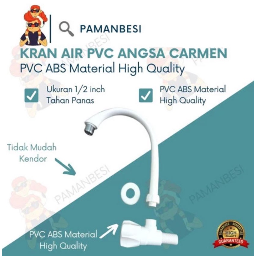 Jual Kran Air Carmen Angsa PVC ABS Material High Quality | Shopee Indonesia