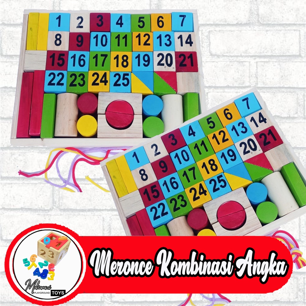 Jual BALOK KOMBINASI MERONCE ( ANGKA ) | Shopee Indonesia