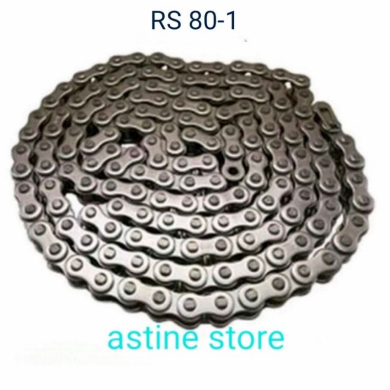 Jual RANTAI RS80-1/ROLLER CHAIN RS80-1 Single Sprocket RS 80-1 | Shopee Indonesia