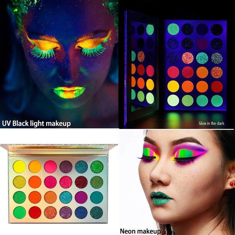 Jual NEON Eyeshadow Palette (Glow in the Dark) | Shopee Indonesia