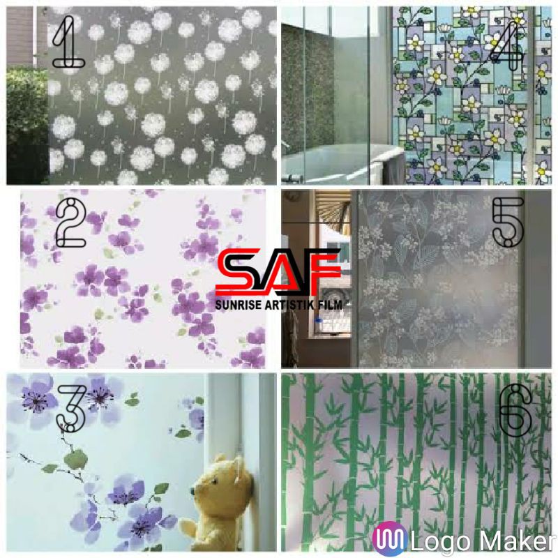 Jual stiker kaca jendela/sticker kaca film motif/toko sticker motif ...