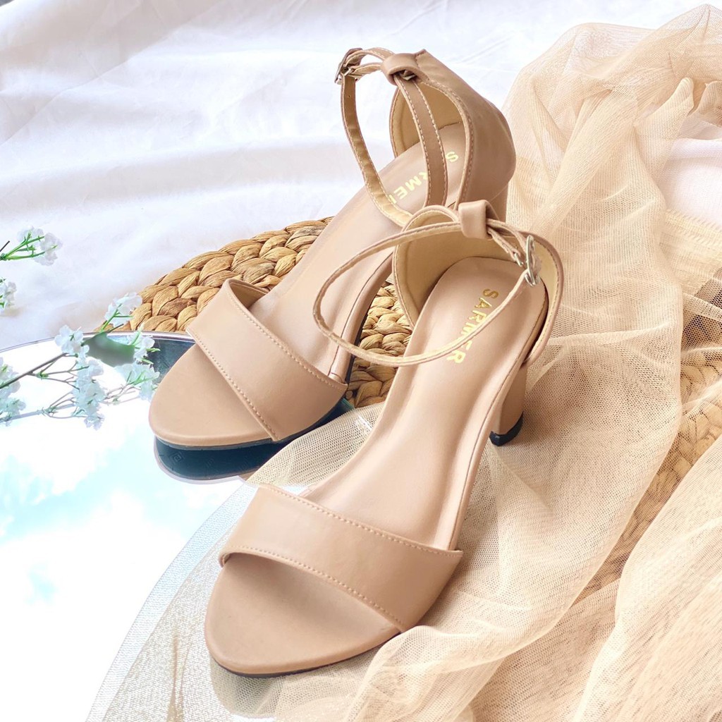 Jual Heels Hak Tahu Sendal Jinjit Highheels Sandal Hils Tali Sarmer ...
