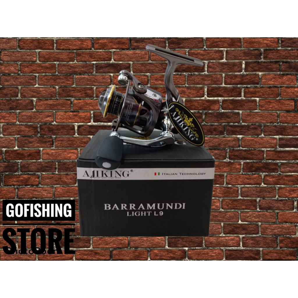 Jual Reel Ajiking Barramundi Light L5 - L7 - L9 | Shopee Indonesia
