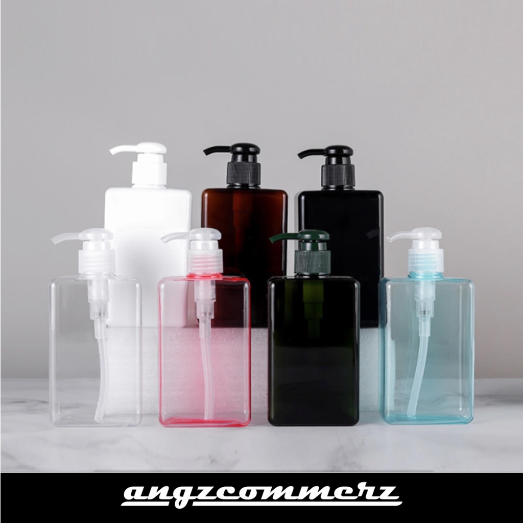 Jual Botol Sabun Cair 450 ml Pump Lucu Travel Plastik Kotak Cuci Piring ...