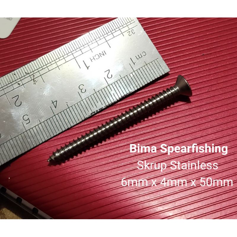 Jual skrup stainless 6mm x 4mm x 50mm | Shopee Indonesia