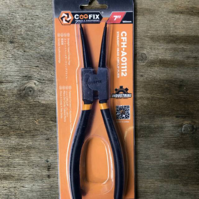 Jual Tang Circlip Snap Ring COOFIX 7 Inci Model Lurus Tekan Buka ...