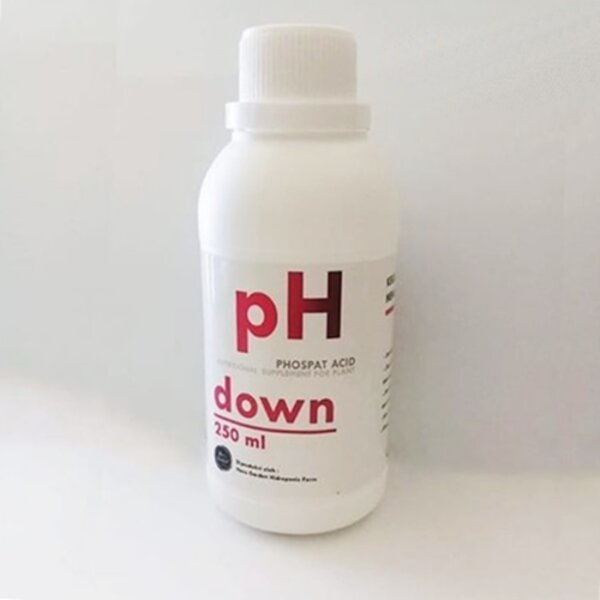 Jual pH Down Hidroponik 250ml Larutan Penurun Air Nutrisi Tanaman Cairan | Shopee Indonesia