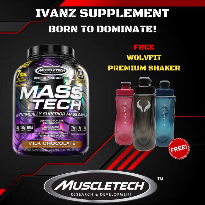 Jual Mass Tech Masstech 7 lbs 7lbs Muscletech Murah | Shopee Indonesia