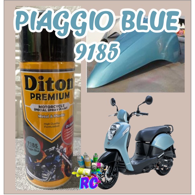 Jual DITON PREMIUM 9185 PIAGGIO BLUE 400cc cat pilox biru telur asin ...