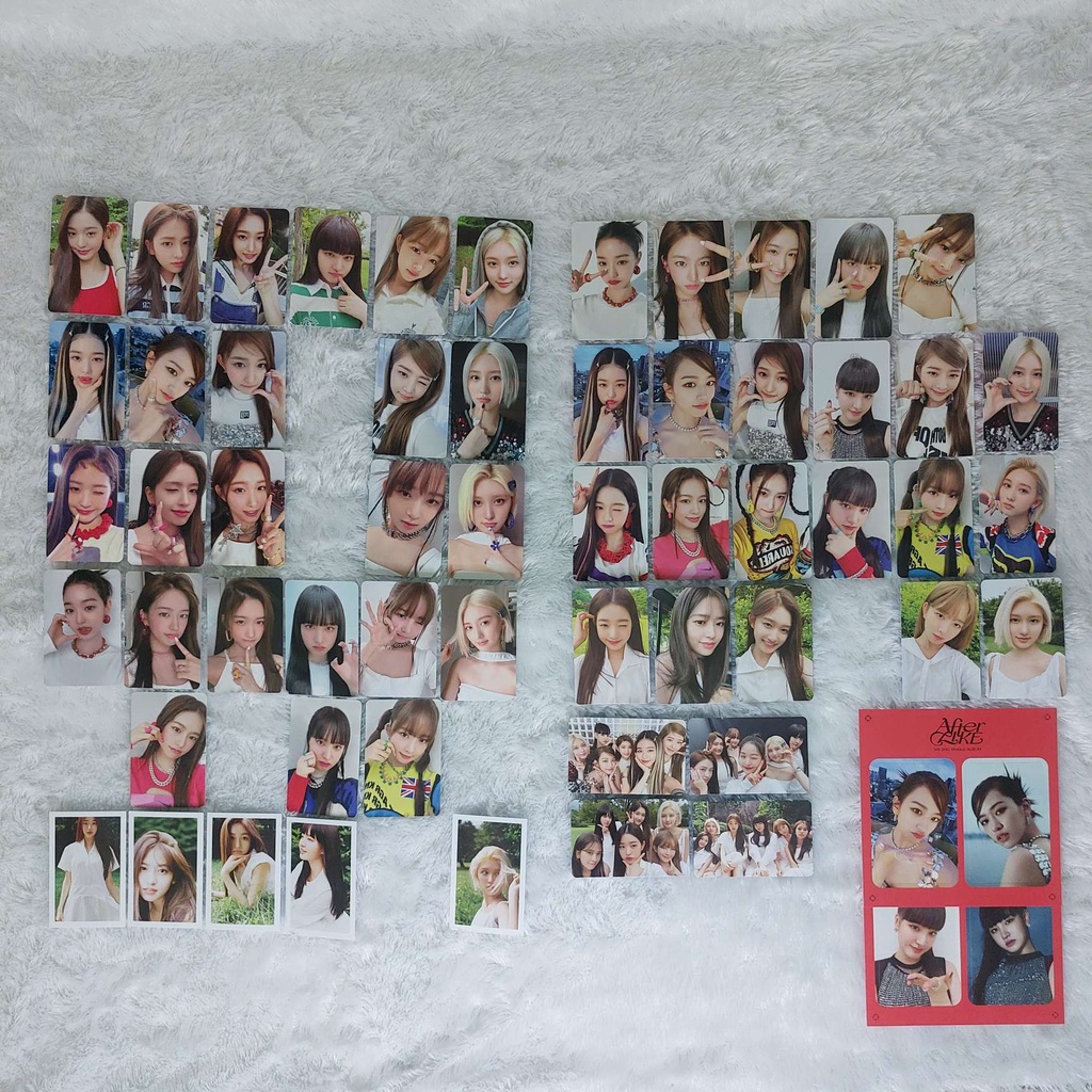 Jual PC Photocard Official Album Ive After Like I've Summer Film Red Green Blue Jewel Member Ver ...