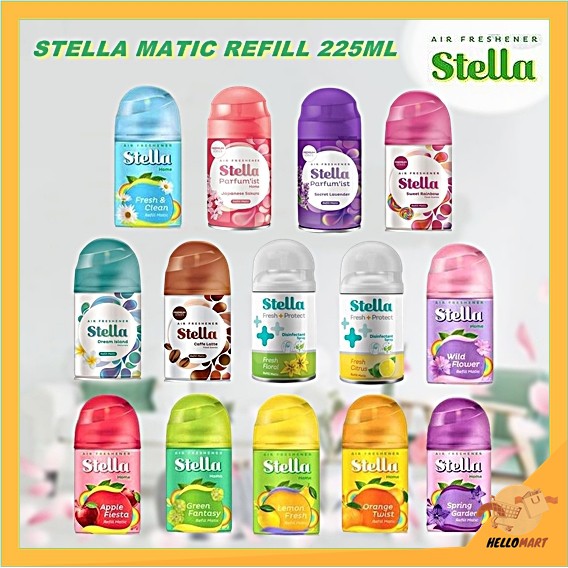 Jual ORIGINAL Stella Air Freshener Matic REFILL 225ml / 160ml / Stella ...