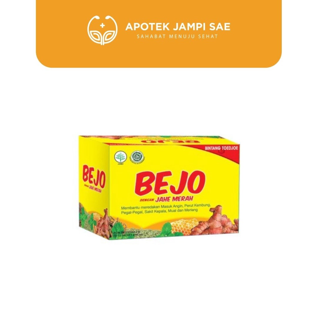 Jual BEJO JAHE MERAH 12 SACHET (1 DOS) | Shopee Indonesia