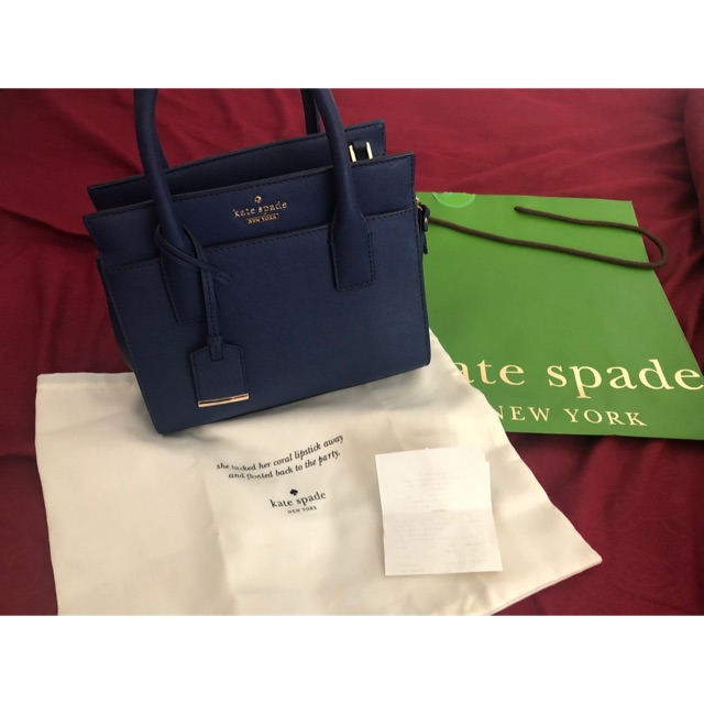 Jual SOLD !! Kate Spade Authentic Preloved ( complete ) ada tali ...