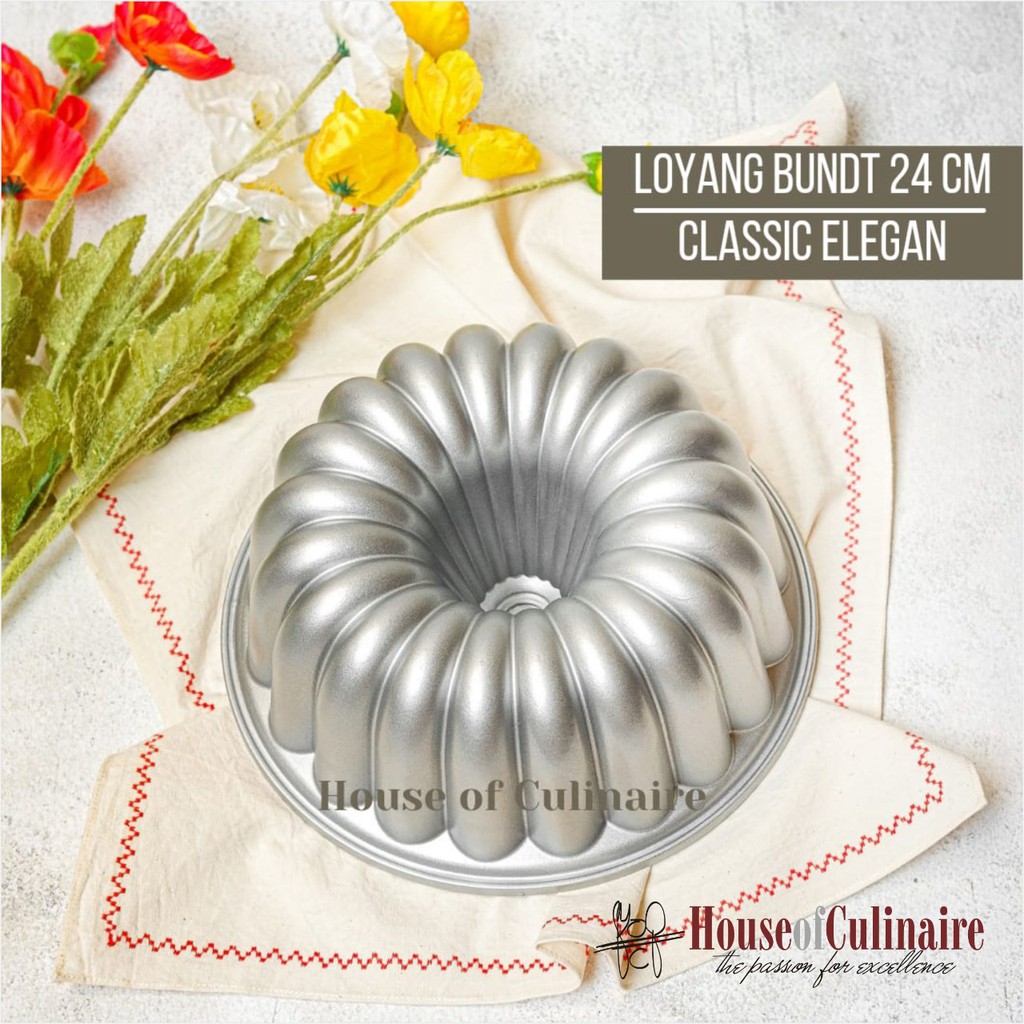 Jual Loyang Bundt Pan Tulban Classic Pan Marmer Cake 24 cm Cetakan Kue ...
