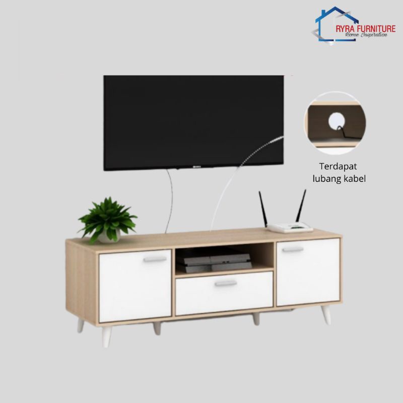 Jual RAK TV MURAH / RAK TV MINIMALIS / RAK TV ELEGAN / LEMARI TV PUTIH / MEJA TV - BELATRIX ...