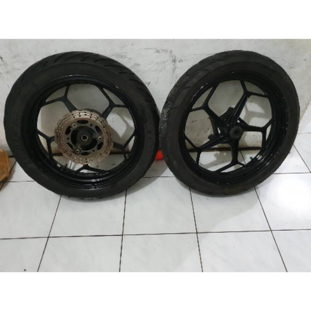 Jual Velg ninja 250 fi z250 original ori tinggal pasang velk pelg asli ...