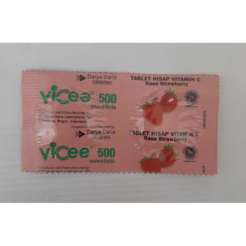 Jual Vitacimin strip / Vicee 500 strip / Xonce Strip (1 strip isi 2 ...