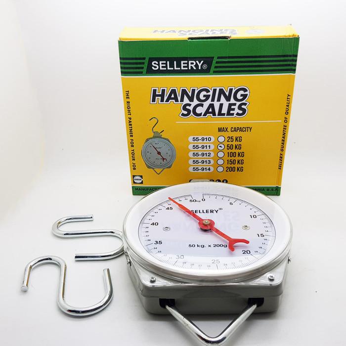 Jual Scales | Timbangan Gantung 50Kg Analog Merk Sellery / Hanging ...