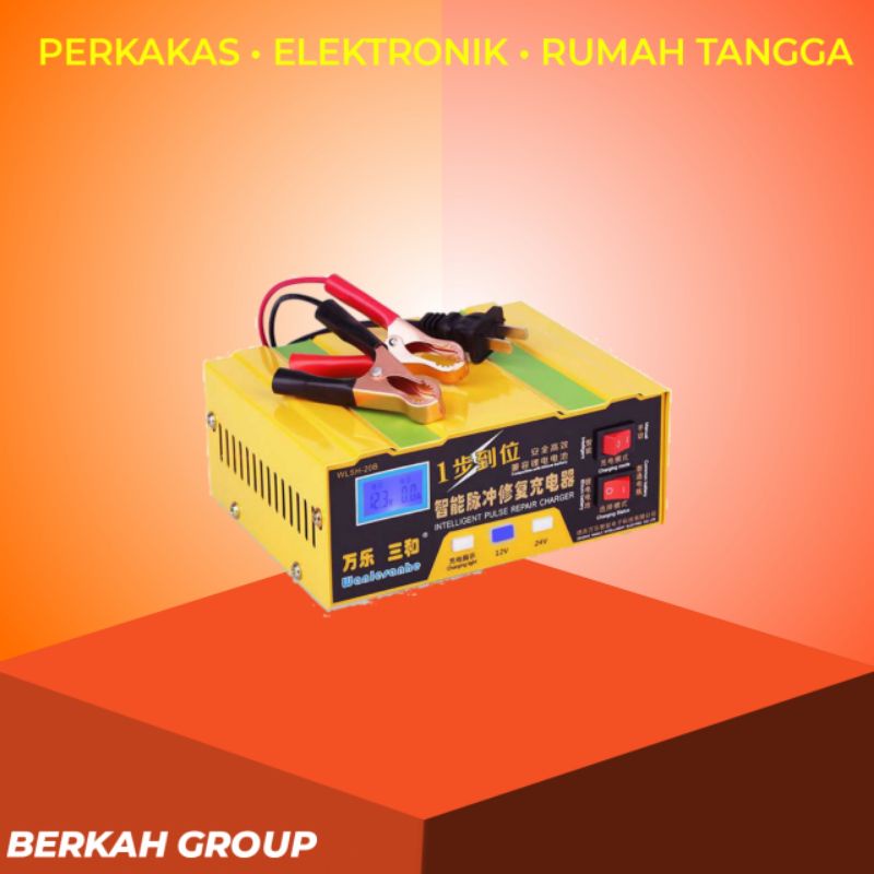 Jual Charger Aki Mobil Motor Truk Kendaraan Besar Cas Accu Ces Aki ...