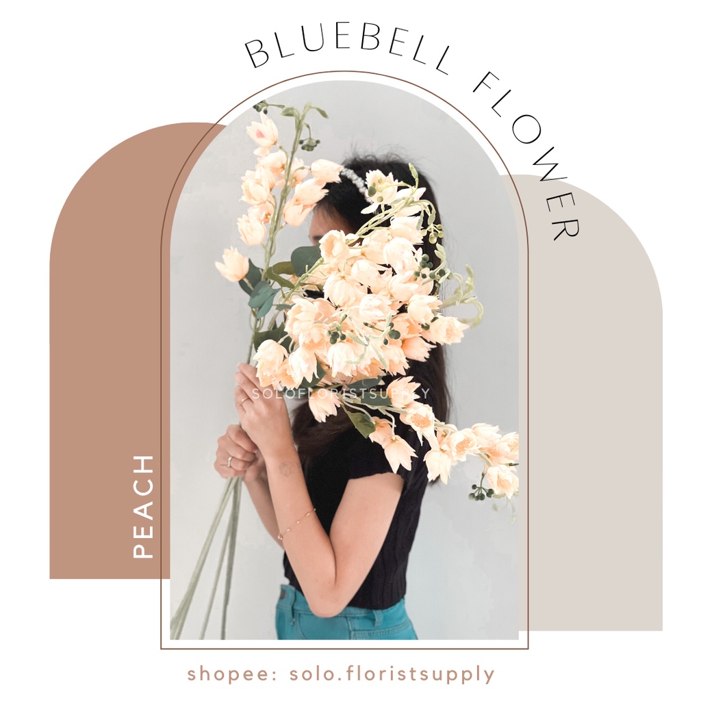 Jual 14 KUNTUM ARTIFICIAL BLUEBELL FLOWER Bunga Baby's Breath ...