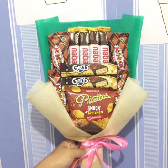 Jual Bouquet Snack / Bucket Snack / Buket Jajanan Termurah | Shopee ...